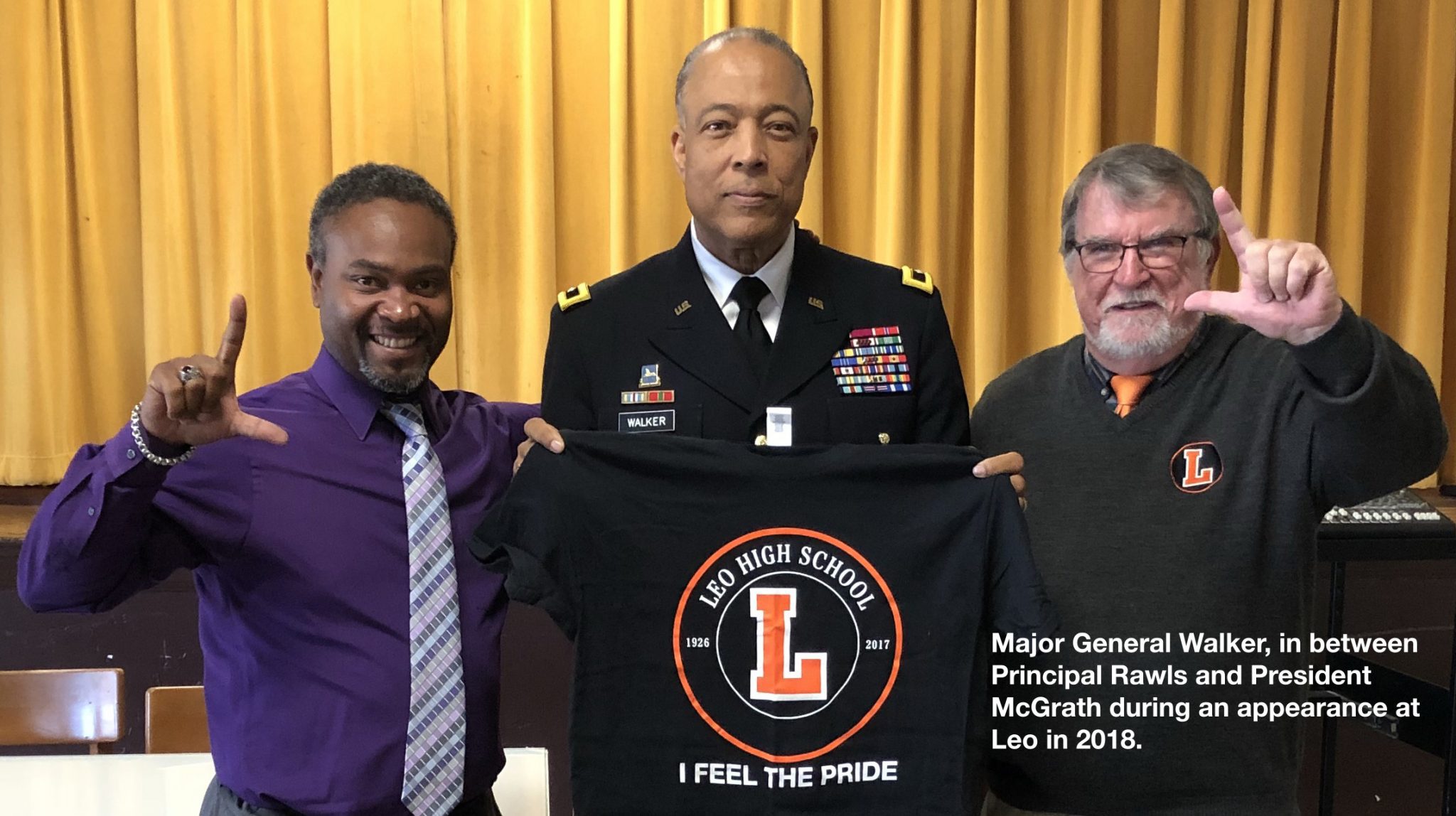Major General Walker reflects on his time at Leo – Leo High School
