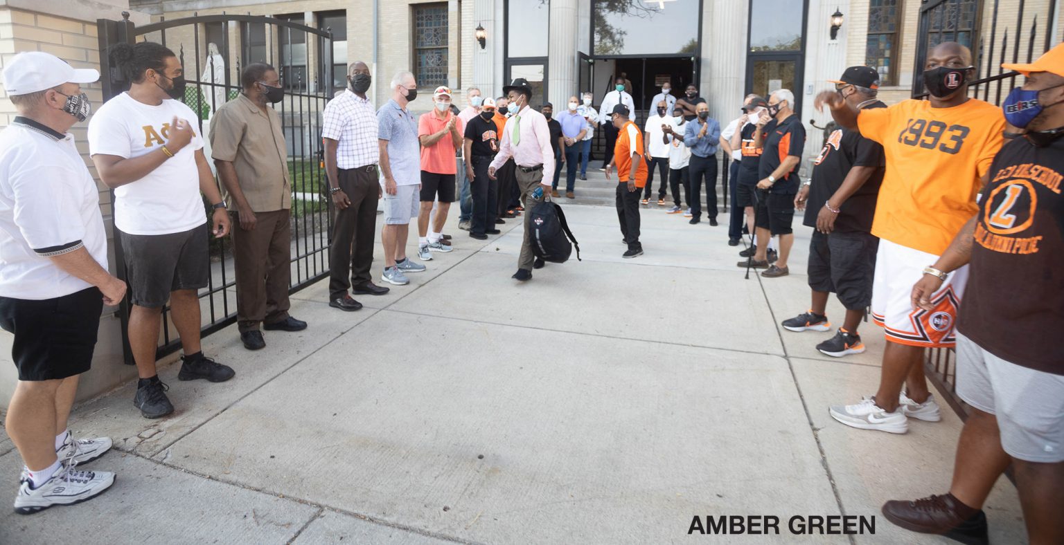 Leo Men Welcome Students to the First Day of School – Leo High School
