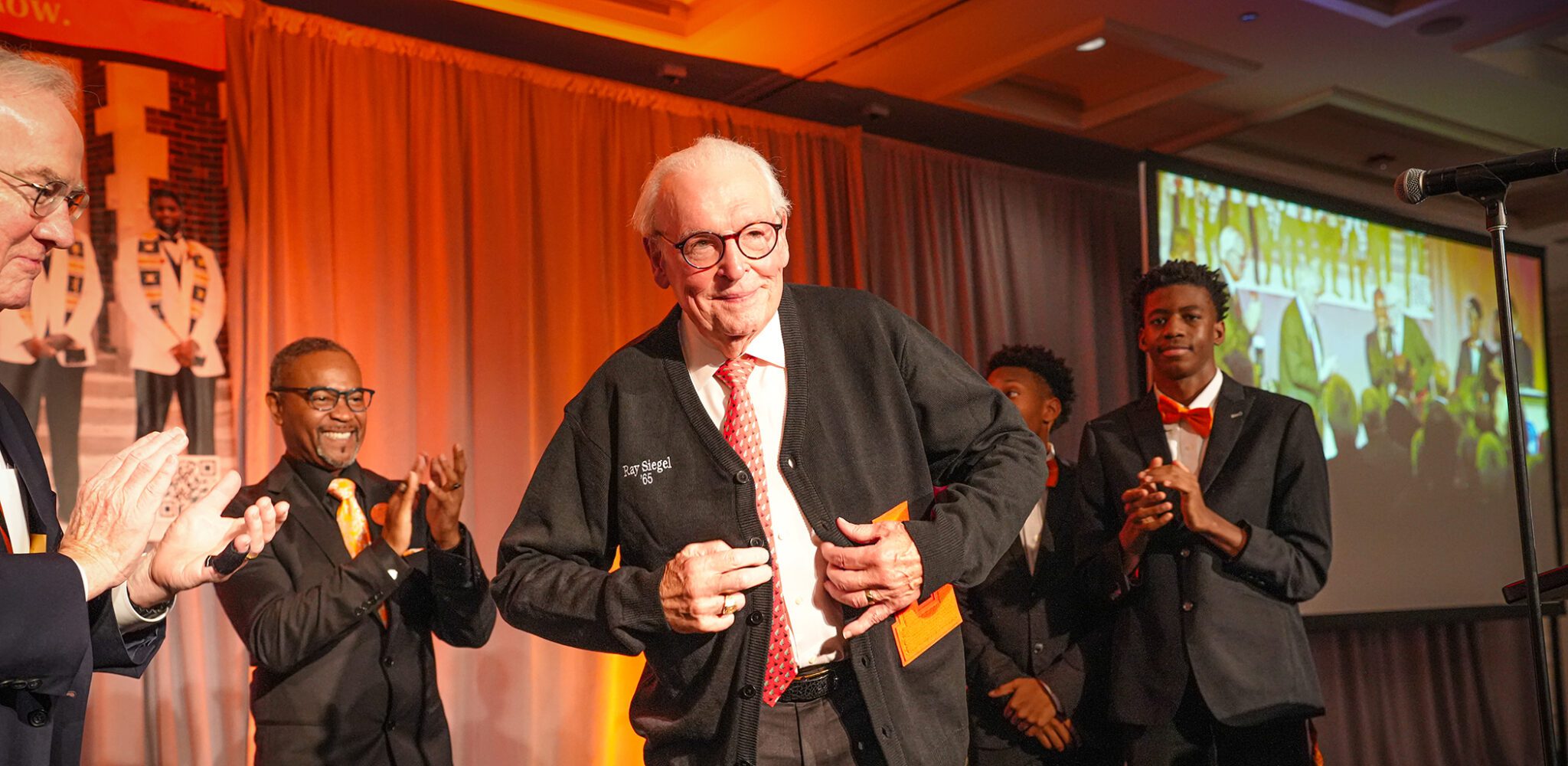 Ray Siegel Receives the Andy McKenna Leo Legacy Award – Leo High School