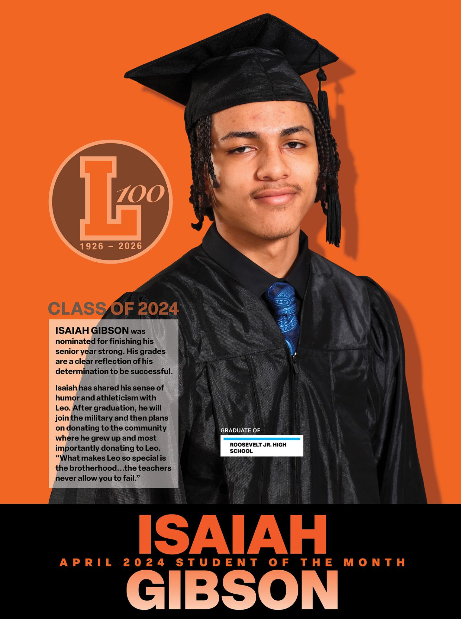 Student of the Month – Leo High School
